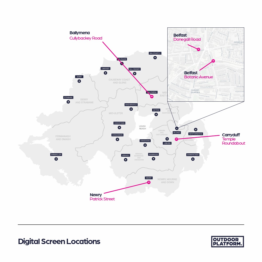Digital OOH Advertising Guide for Marketers in Belfast 2024